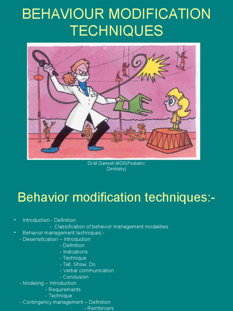 Behaviour Modification Techniques | PDF | Reinforcement | Dentistry