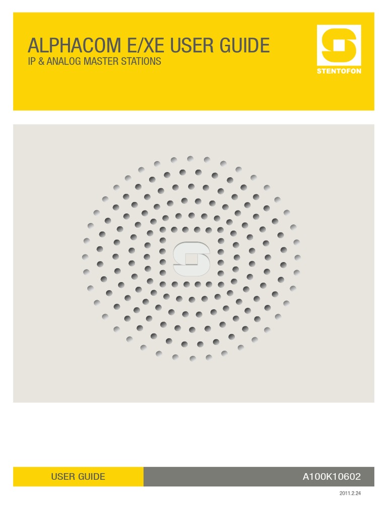A100K10602 - AlphaCom XE User Guide | PDF | Telephone Number | Telephone