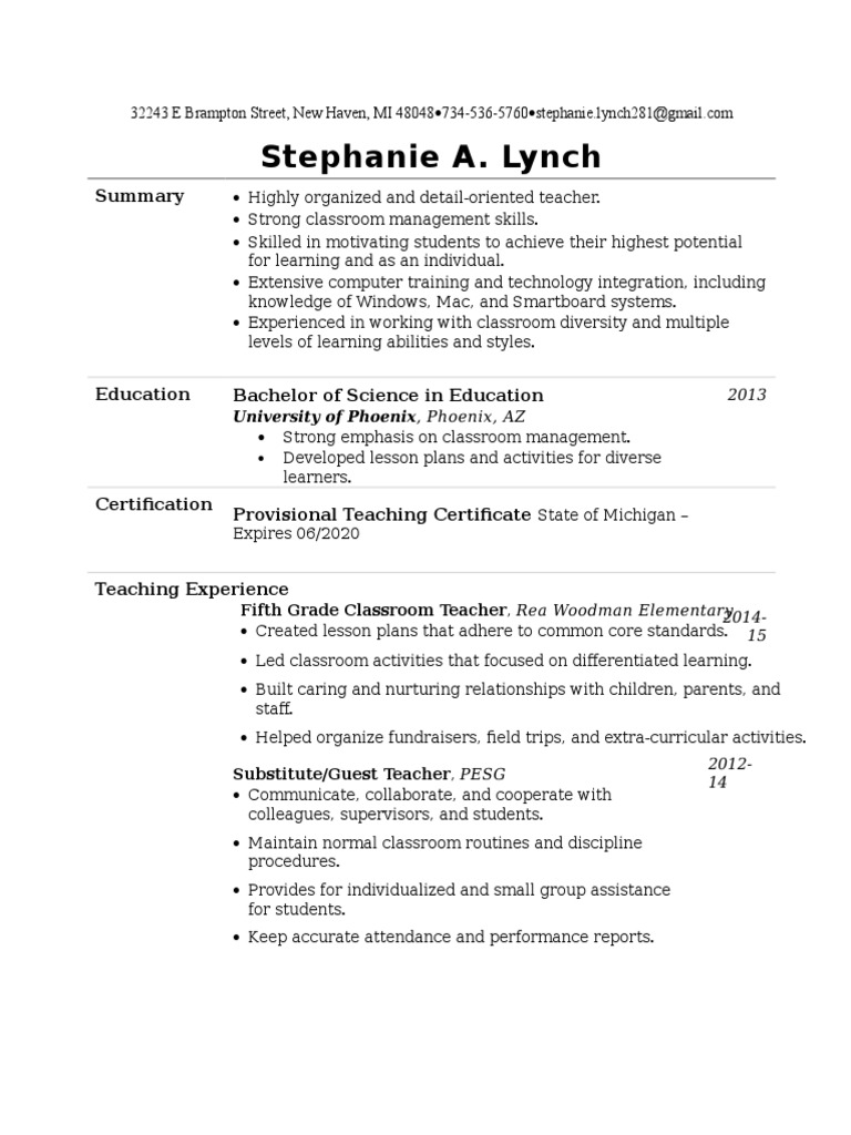 Stephanie A. Lynch: University of Phoenix, Phoenix, AZ | PDF