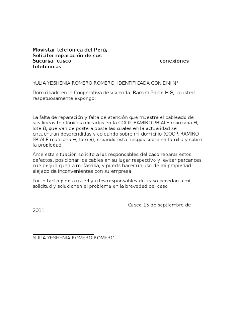 Movistar Telefónica Del Perú | PDF