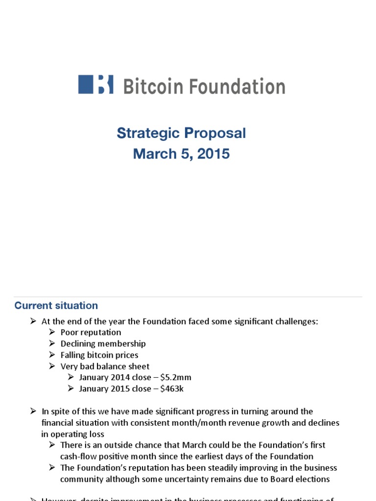 BTCF Strategic Proposal | PDF | 501(C) Organization | Economies