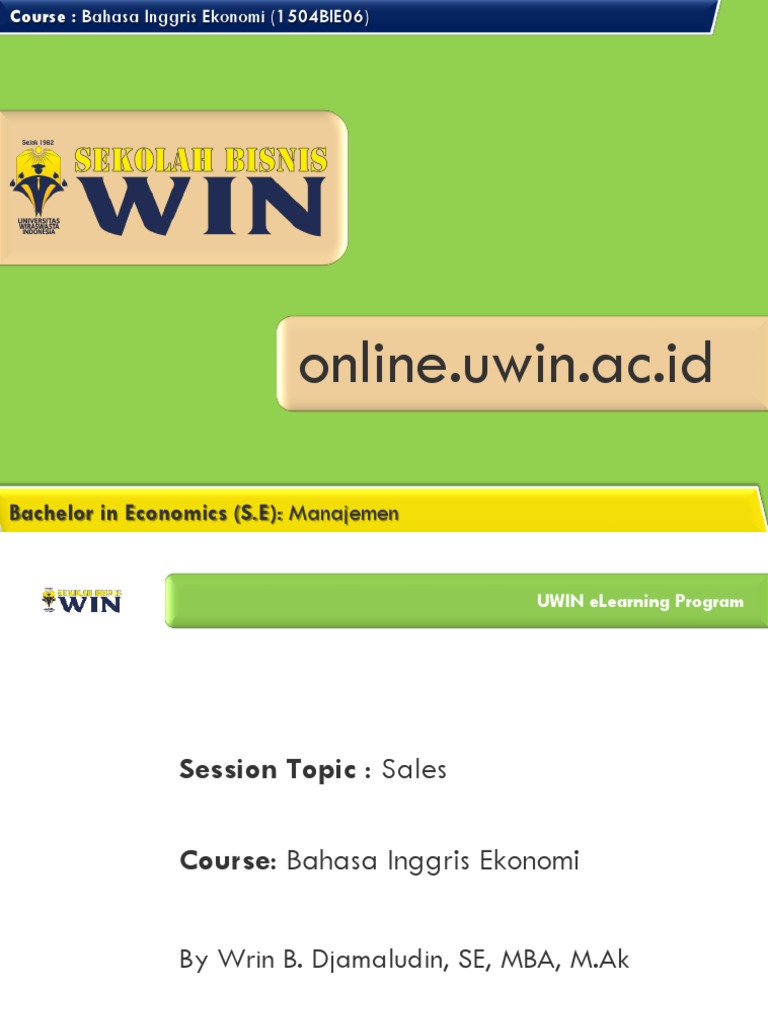 UWIN BIE06 s30 Draft | PDF | Discounts And Allowances | Sales