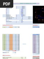 Design of Random Rubble Masonry Retaining Wall | PDF | Friction | Bending