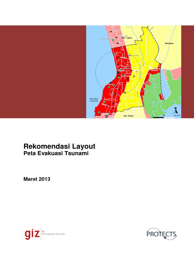 Rekomendasi Layout Peta Evakuasi Tsunami | PDF