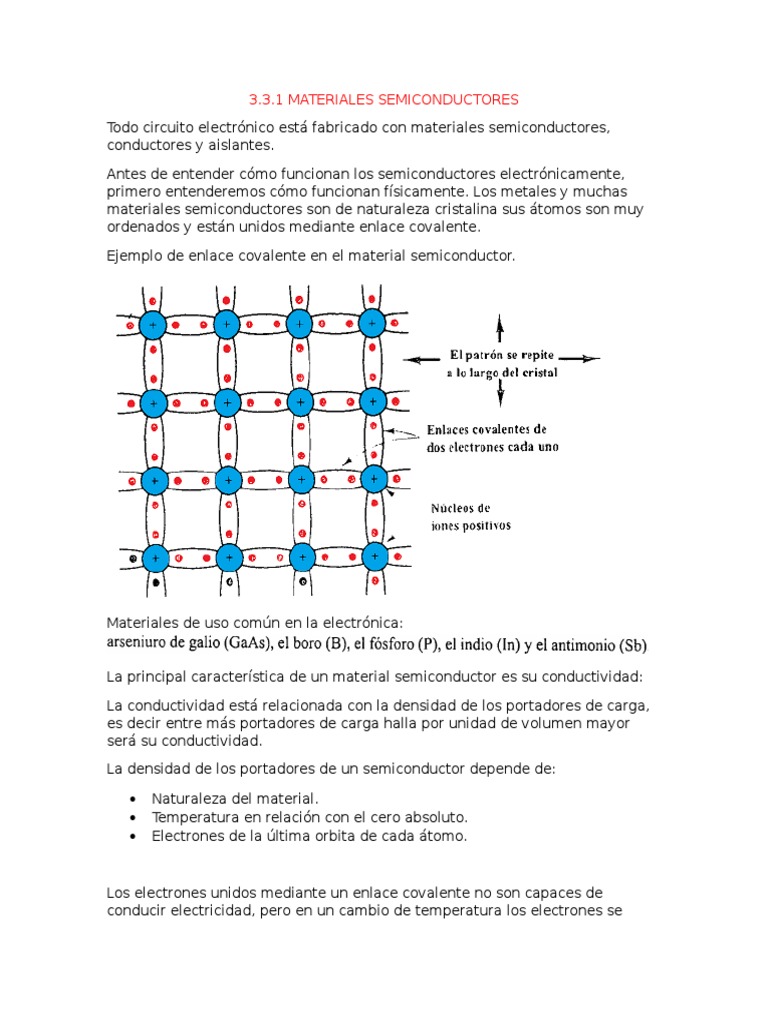 Materiales Semiconductores | PDF | Semiconductores | Diodo