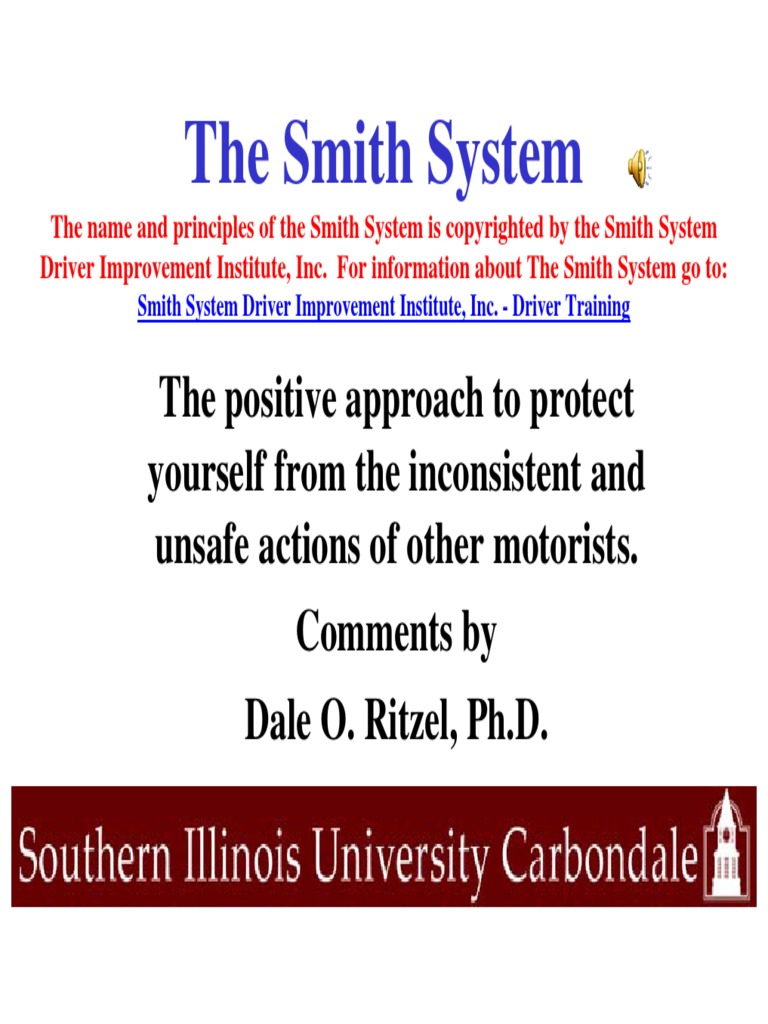 Smith System | PDF | Traffic | Driving