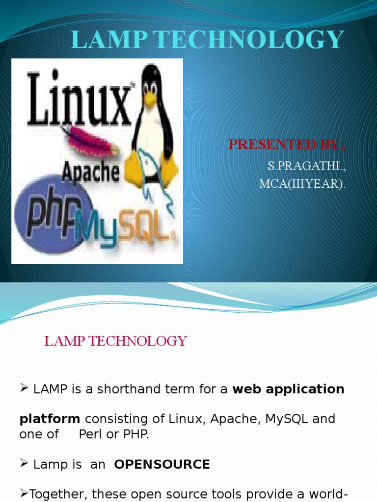 Lamp Technology New | PDF | Apache Http Server | Php