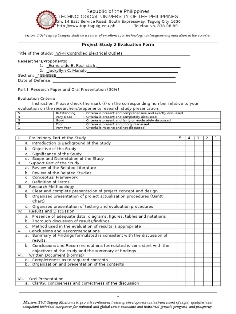 Form 2 Project Study 2 Evaluation Form | PDF | Usability | Evaluation