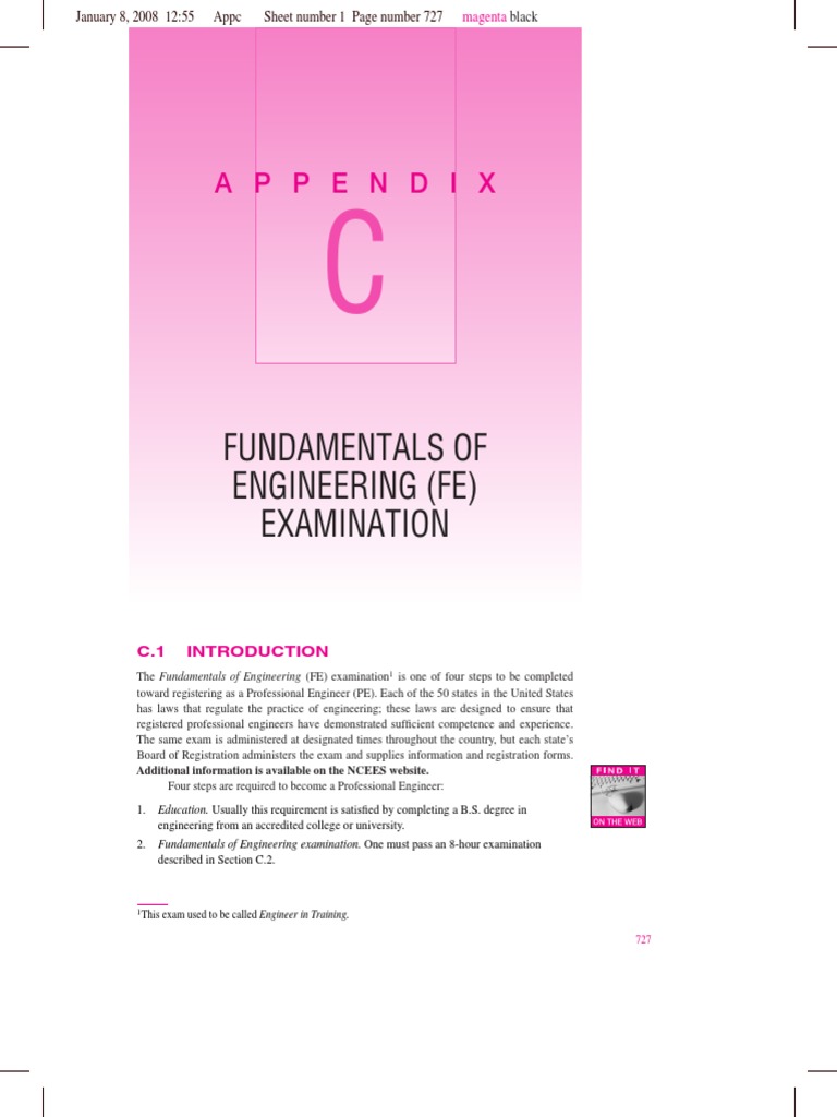 Fundamentals of Engineering (Fe) Examination: Appendix | PDF | Electrical Impedance | Ac Power