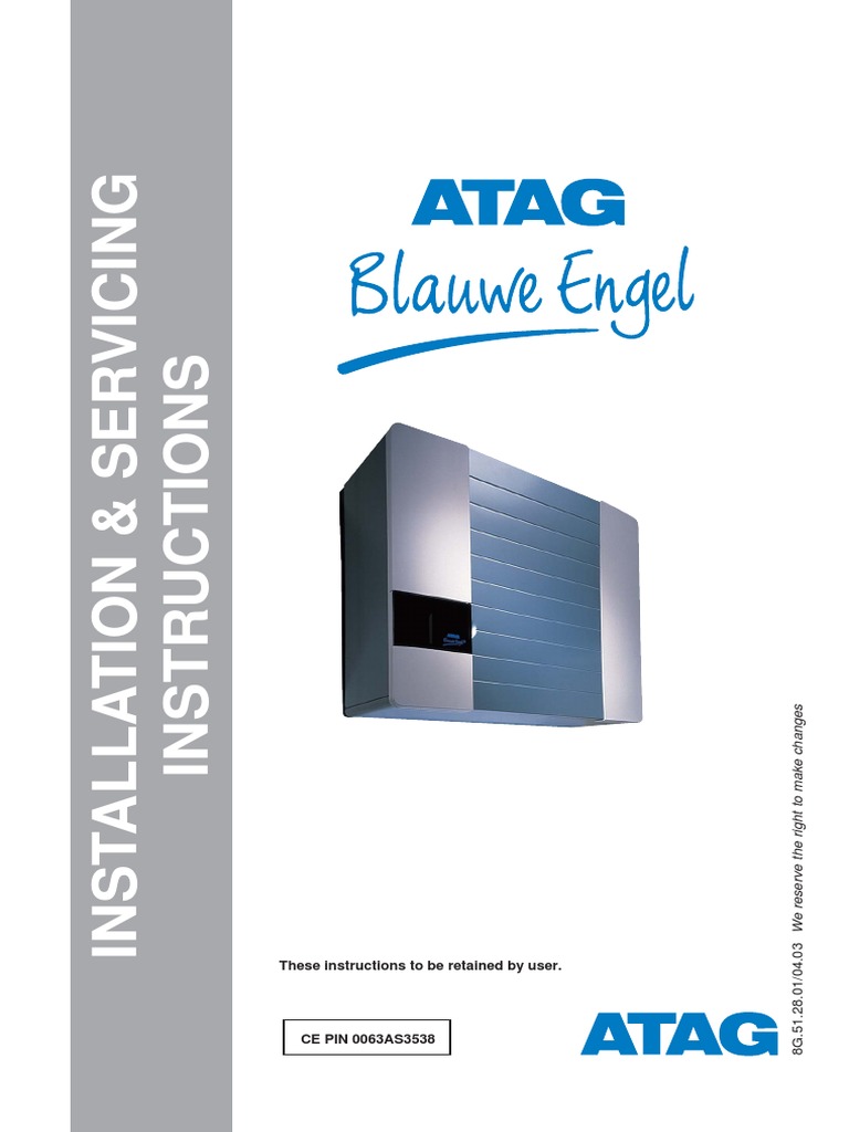 Atag PDF | PDF | Water Heating | Thermostat