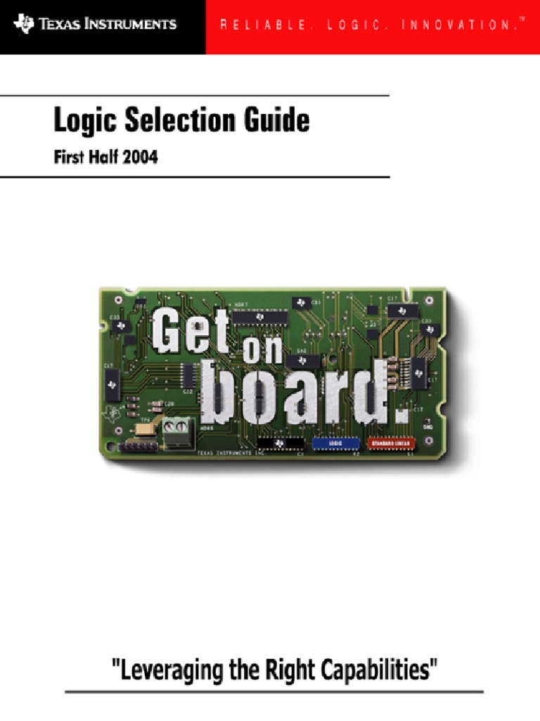 2004 Logic Selection Guide Sdyu001u c20040412 | PDF | Digital ...