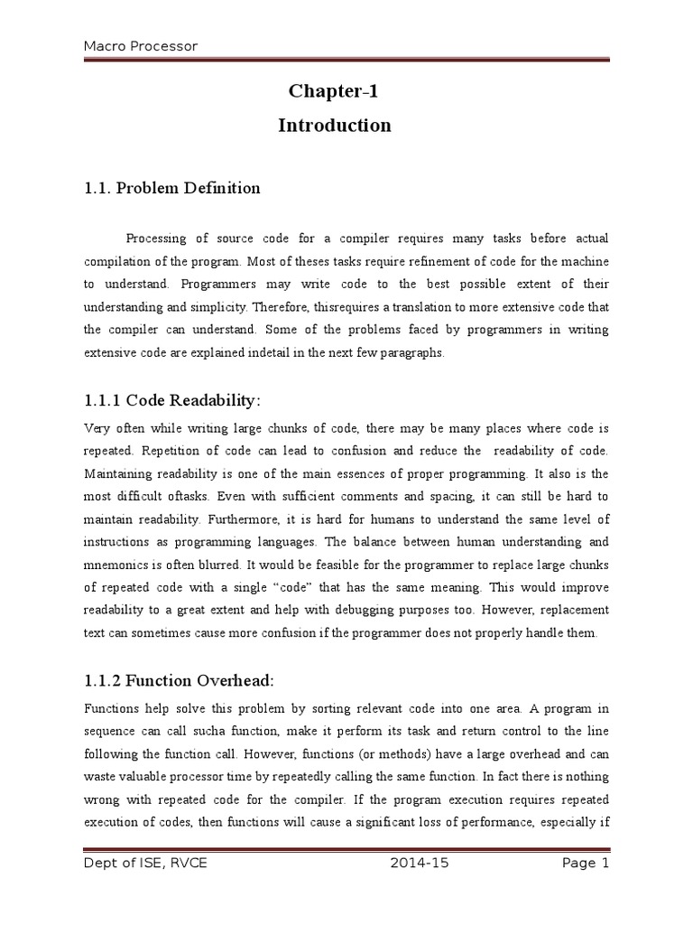 Macro Processor Download Free Pdf Parameter Computer Programming C Programming Language