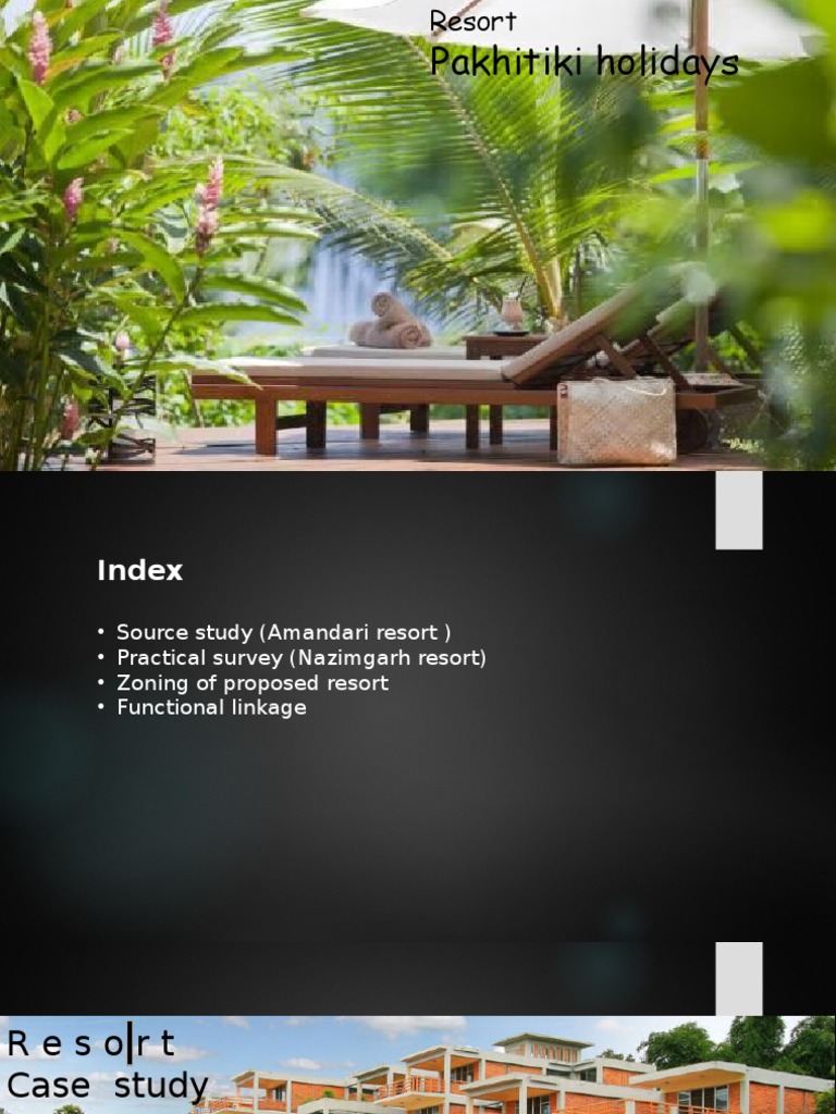Resort Study | PDF | Resort | Natural Environment