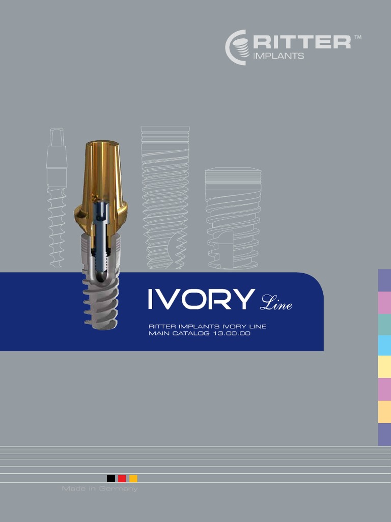 Ritter Implants Catalog13.00.00 Low | PDF | Dental Implant | Bone