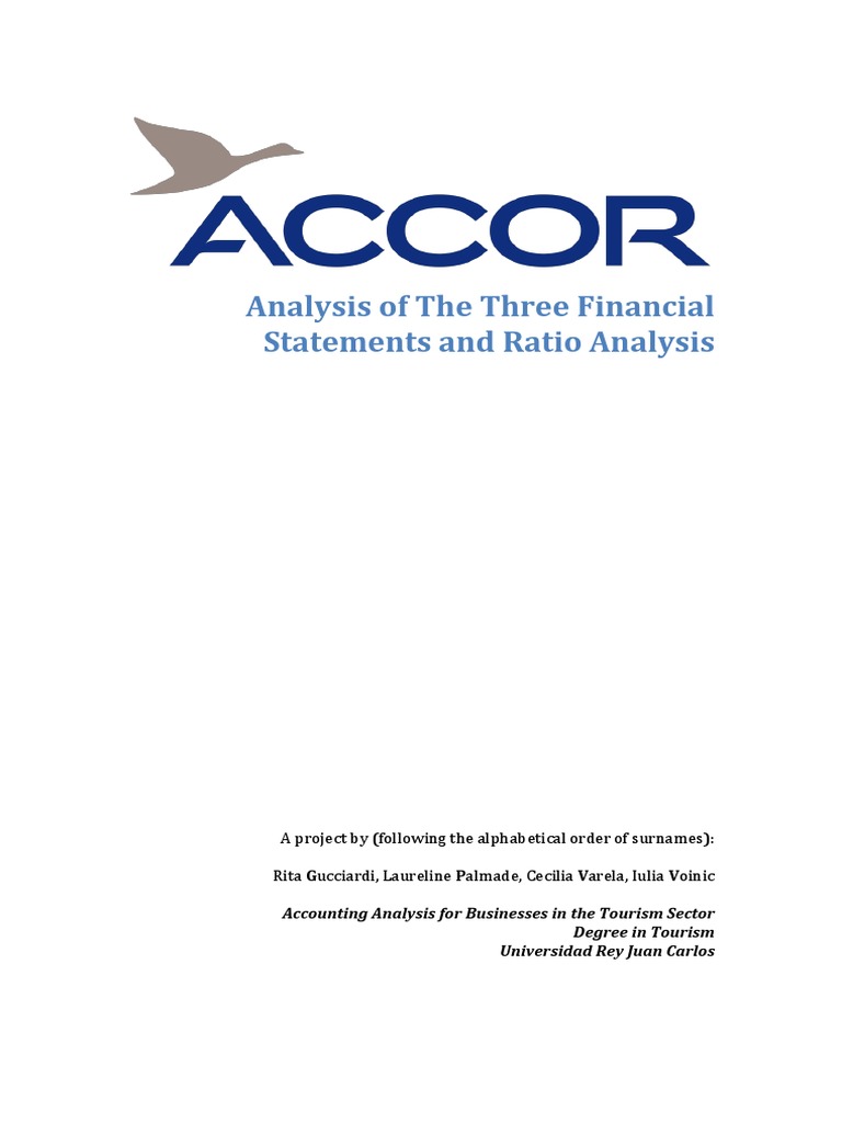 Accor Paper | PDF | Revenue | Working Capital