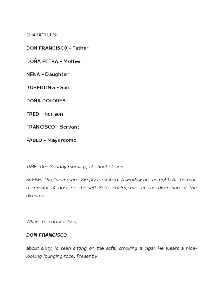 The Chaperone Script | PDF