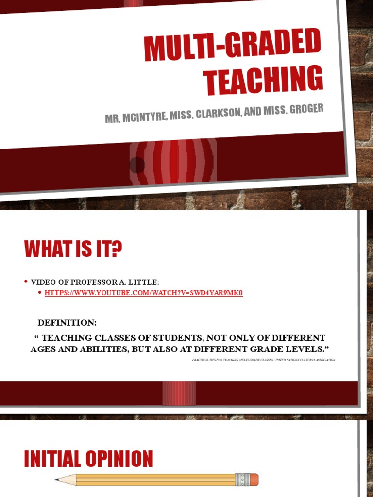 Multi-Grade Classroom Teaching Guide | PDF