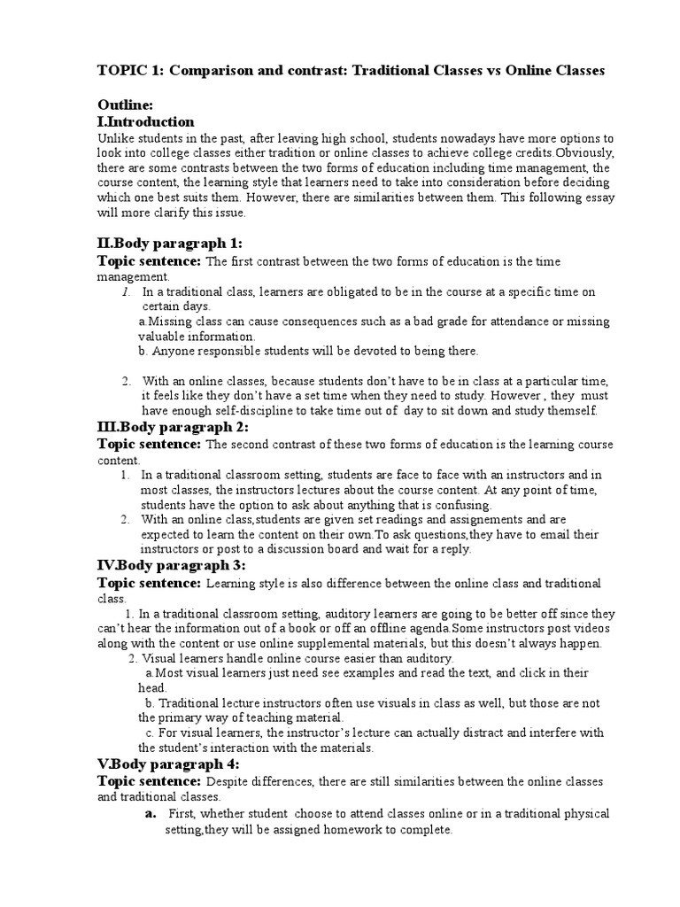 Compare Contrast | PDF | Lecture | Educational Technology