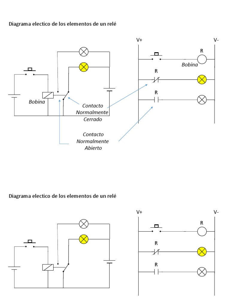 Diagrama Electrico de Un Rele | PDF