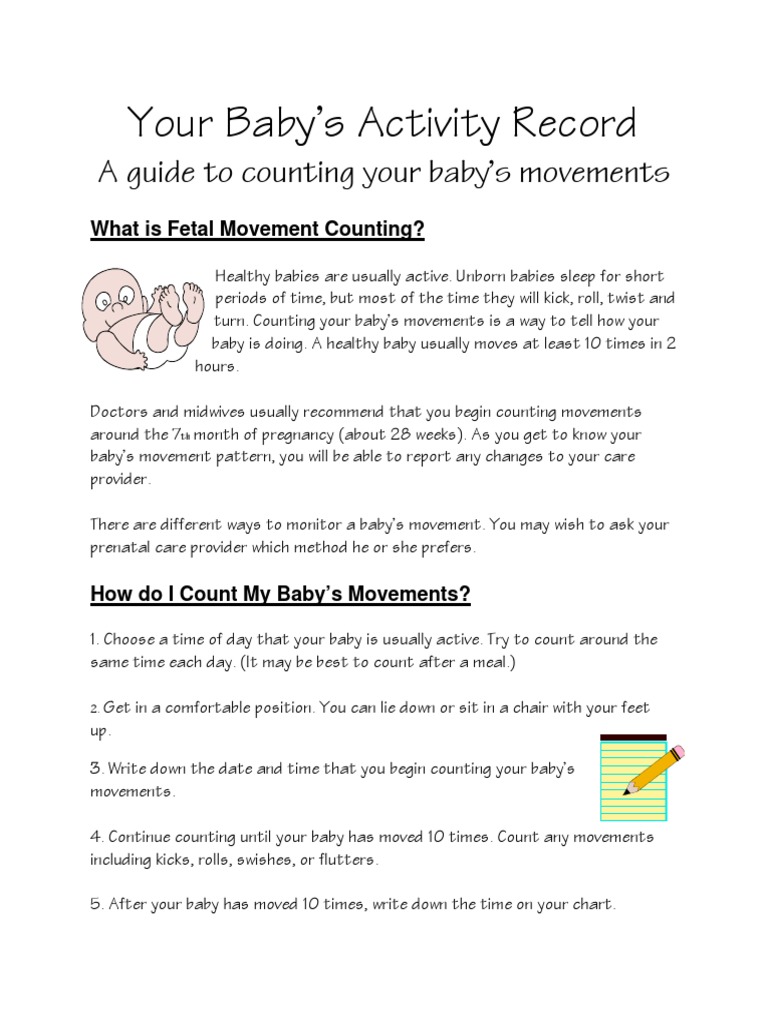 Fetal Movement Counting Guide | PDF