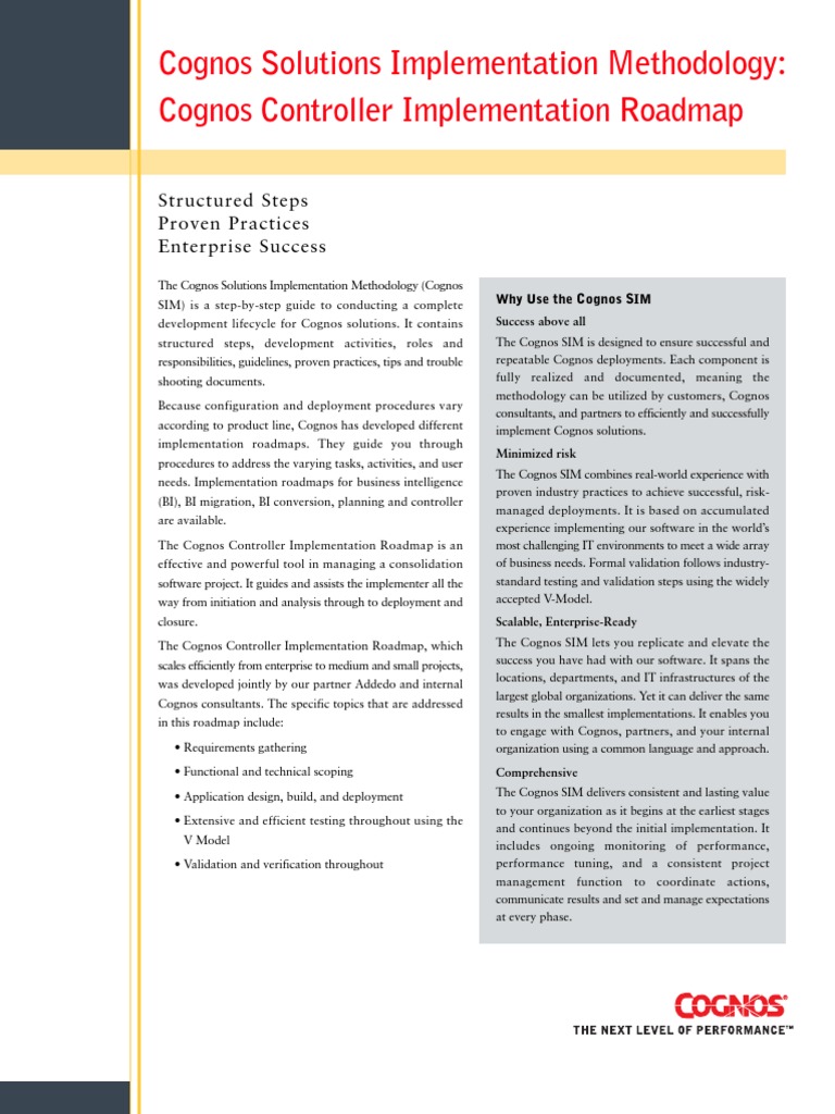 Controller Implementation Roadmap Factsheet | PDF | Verification And Validation | Project Management