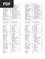 Topgolf Drink Menu with Prices | PDF | Anheuser Busch Brands | Drink