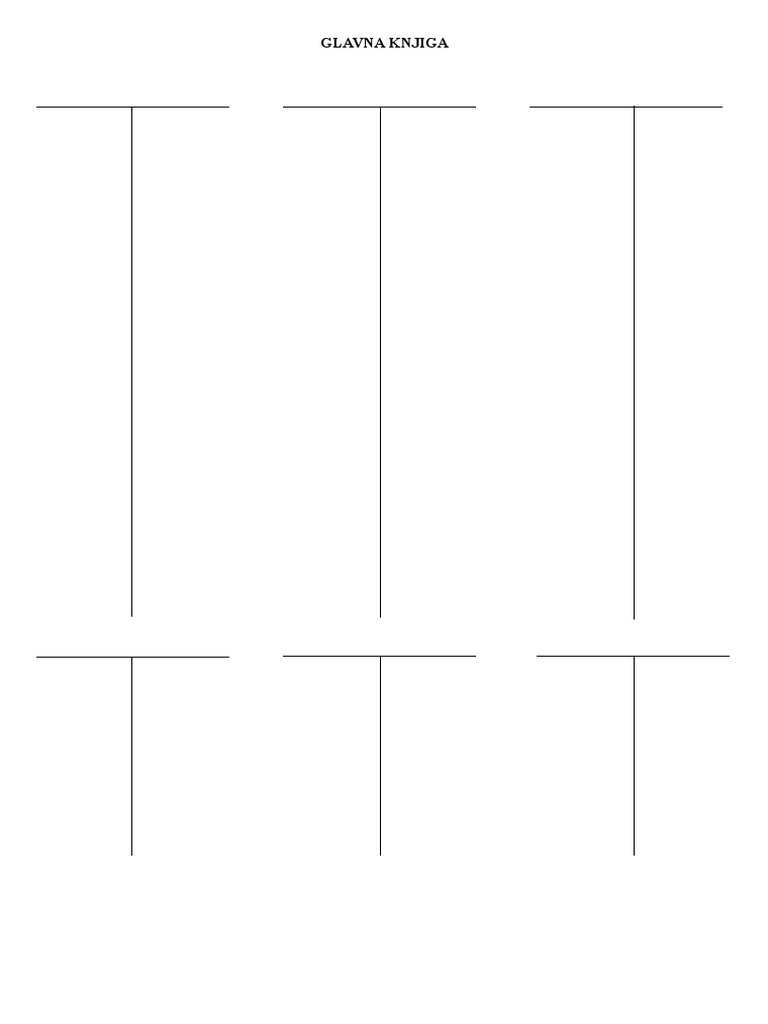 Glavna Knjiga | PDF