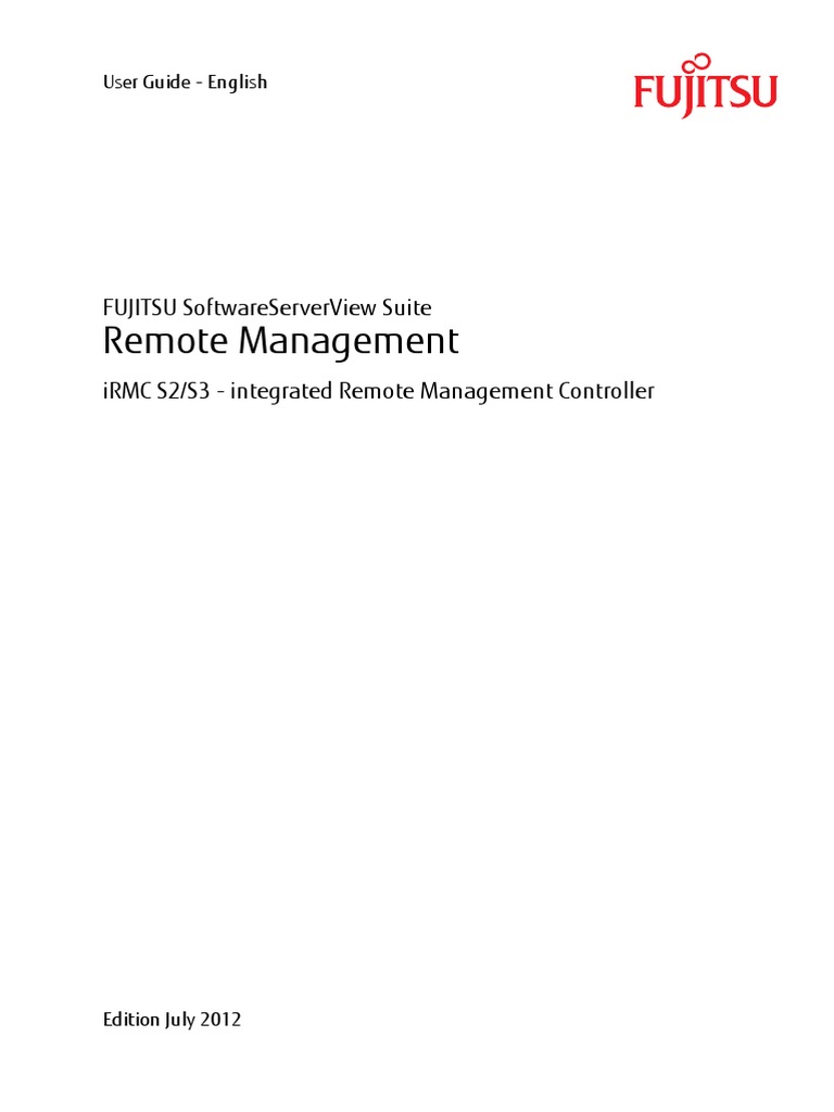 FUJITSU SoftwareServerView Suite Remote Management | PDF | Port ...