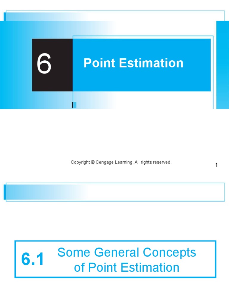 Chapter6 01 | PDF | Estimator | Bias Of An Estimator