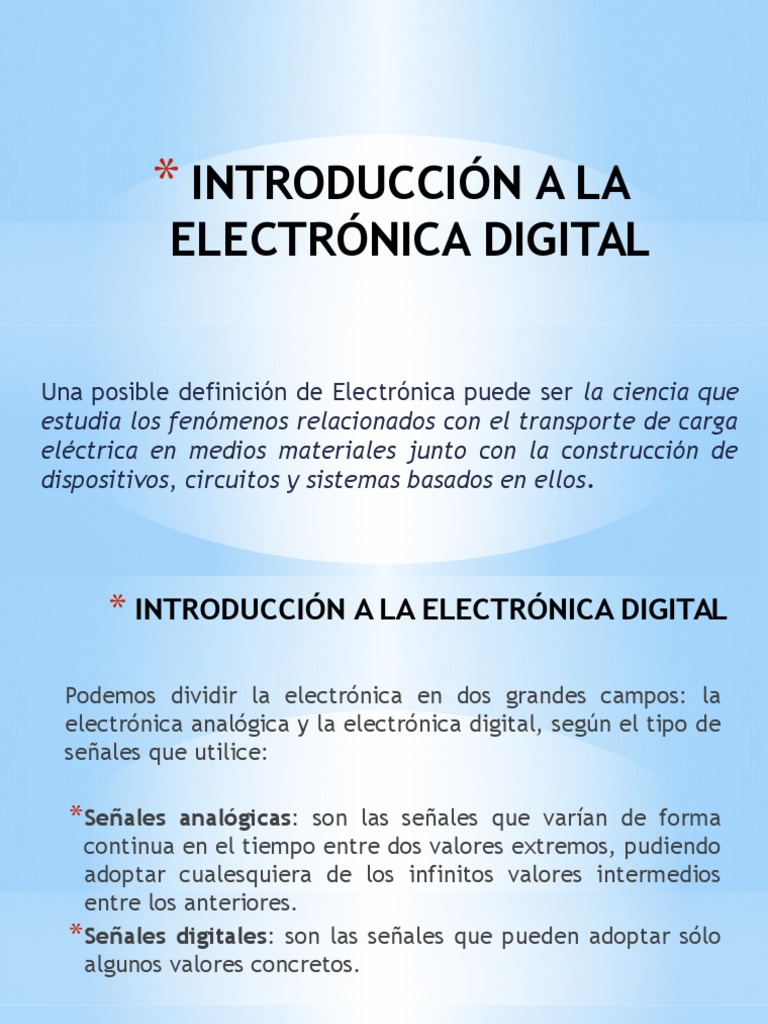 Introducción A La Electrónica Digital | PDF | Poco | Byte