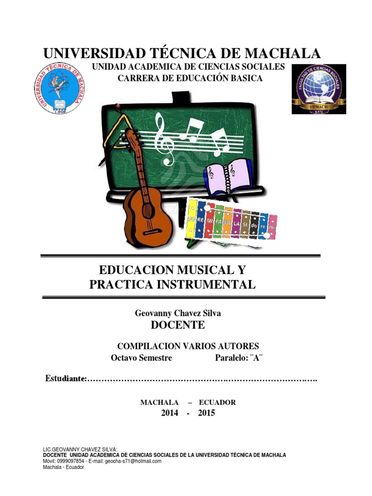 Educación Musical para Docentes | PDF | Ritmo | Melodía