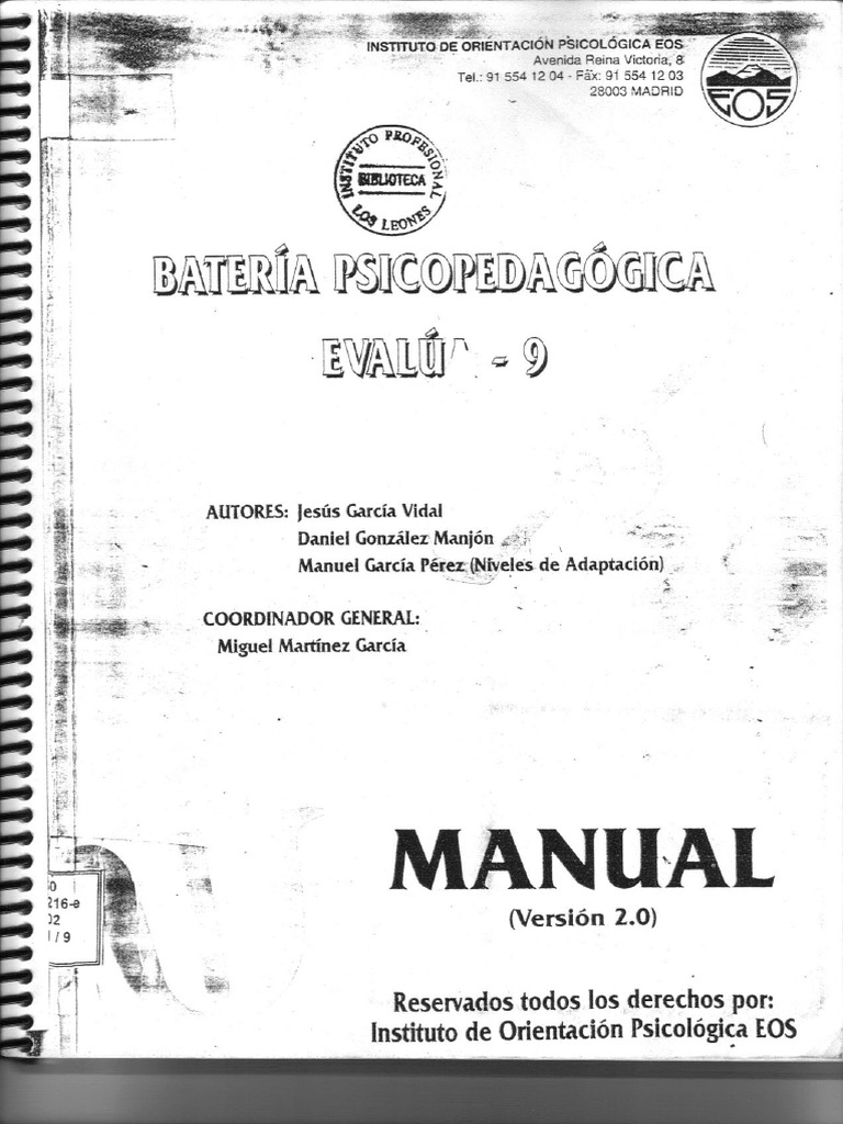 Manual Evalúa 9