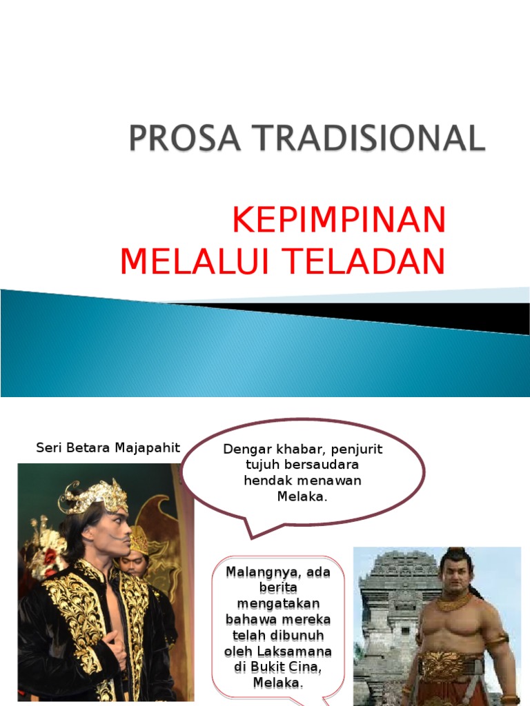 PROSA TRADISIONAL Kepimpinan Melalui Teladan | PDF