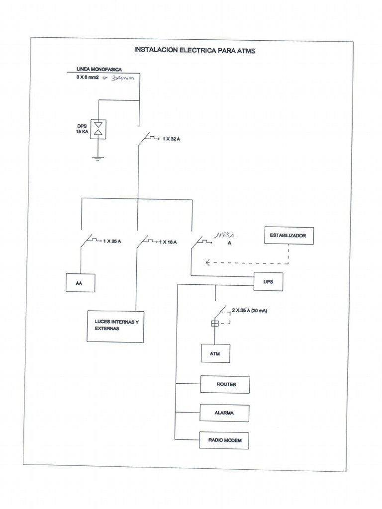 Esquema Electrico ATM | PDF