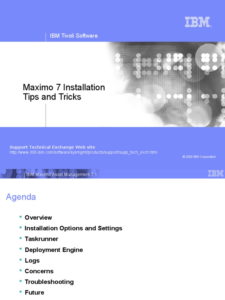 Sheyam Maximo 7 Installation Tips and Tricks | PDF | Oracle Database ...