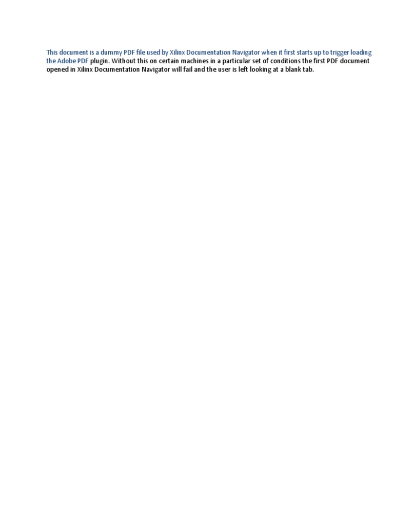 Docnav Dummy Document | PDF