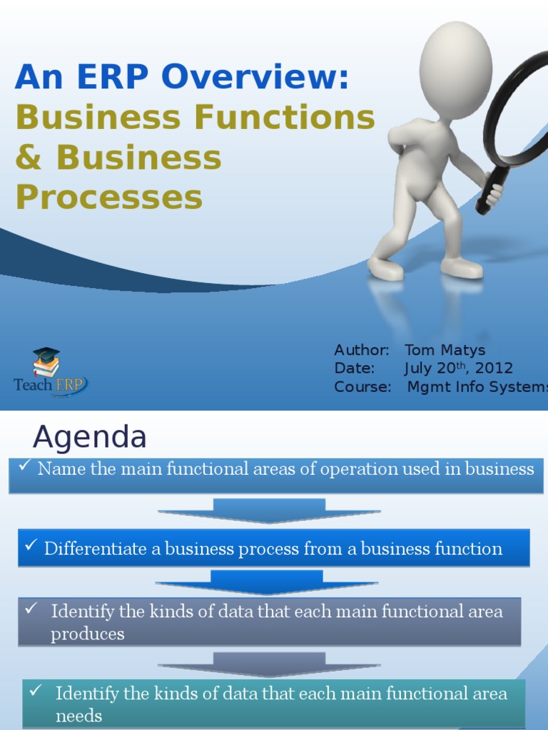 ERP - Business Functions & Process | PDF | Business Process | Sales