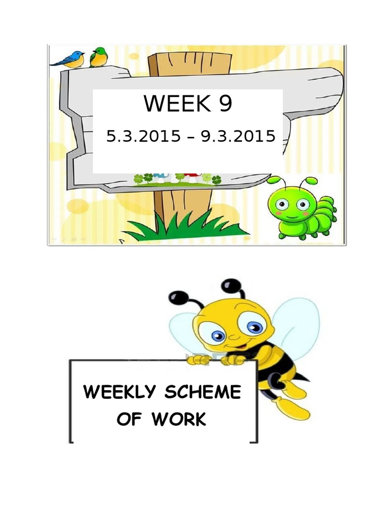 Week 9: Weekly Scheme of Work | PDF