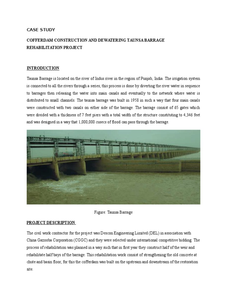 Case Study | PDF | River | Dam