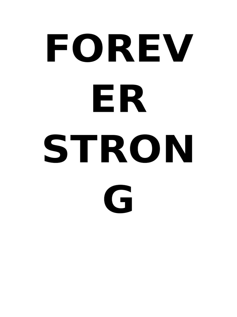 Superación personal en Forever Strong | PDF | Fútbol rugby | Comportamiento