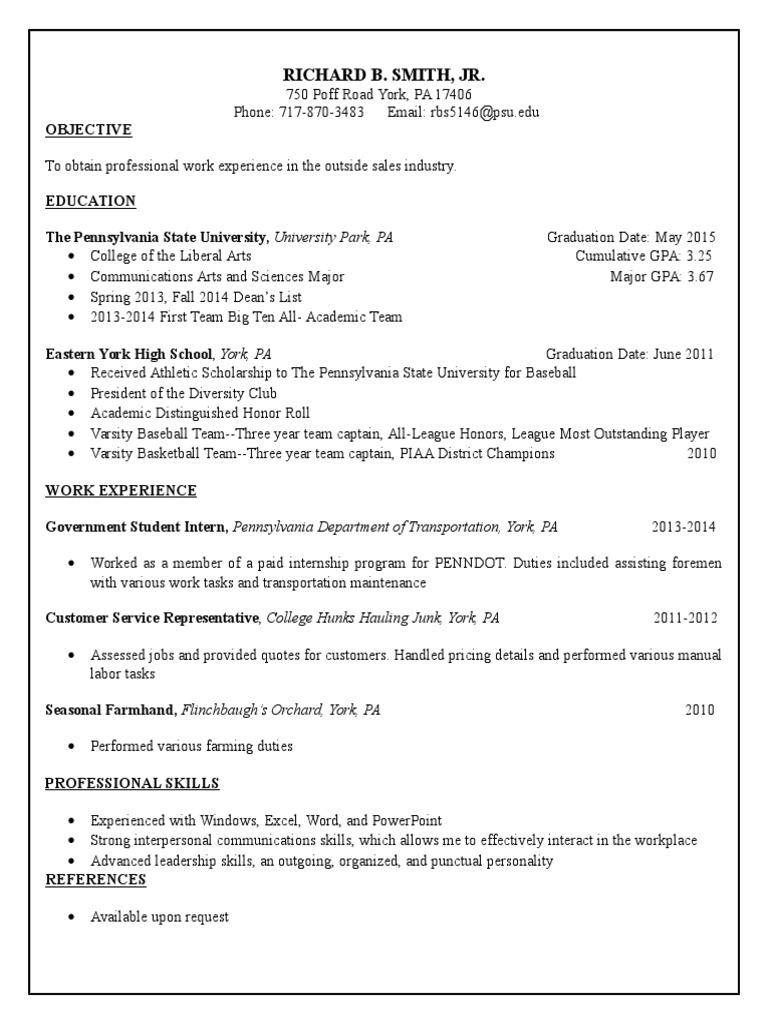 Richard Smith Resume | PDF