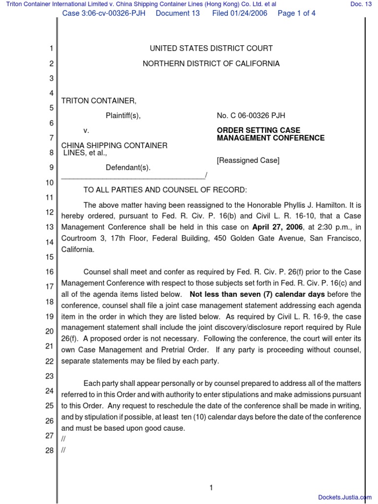 Triton Container International Limited v. China Shipping Container ...