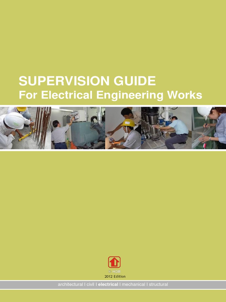 HDB - Electrical Engineering Supervision Guide 2012 | PDF | Electrical Wiring | Audit