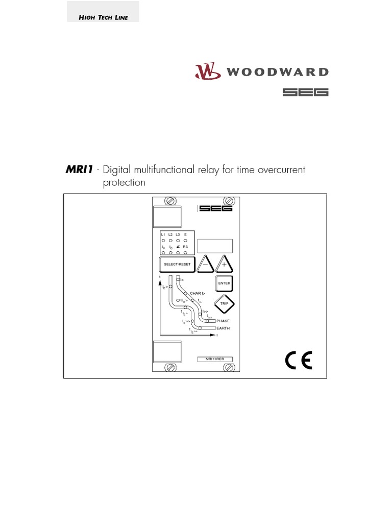 Seg Mri1 Relé de Proteção Catálogo | PDF | Relay | Transformer