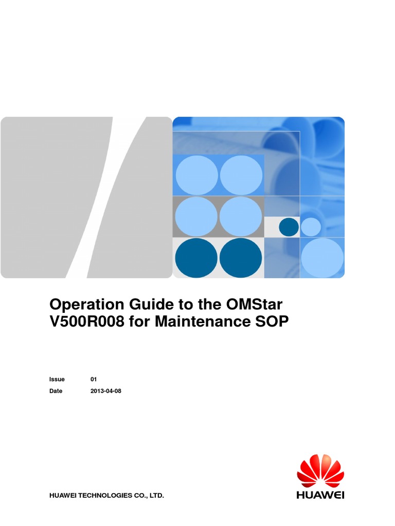 Operation Guide To The OMStar V500R008 For Maintenance SOP | PDF | Transport Layer Security ...