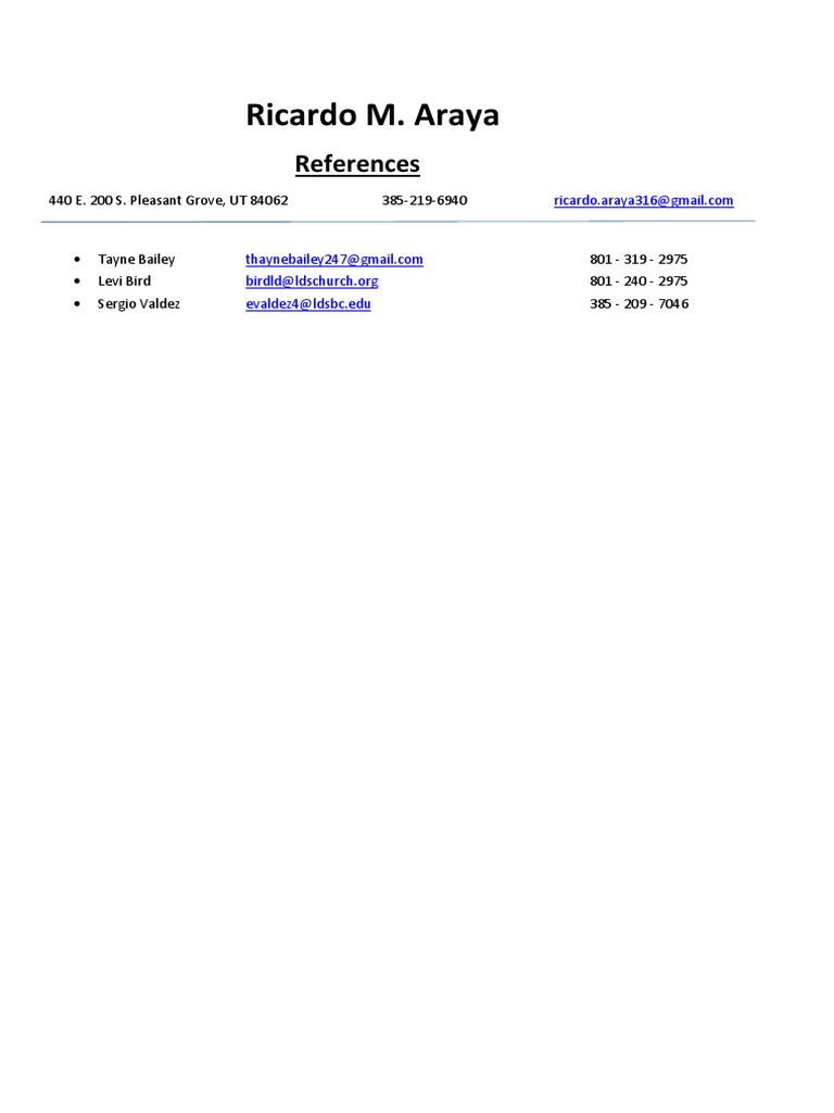 Reference Page | PDF