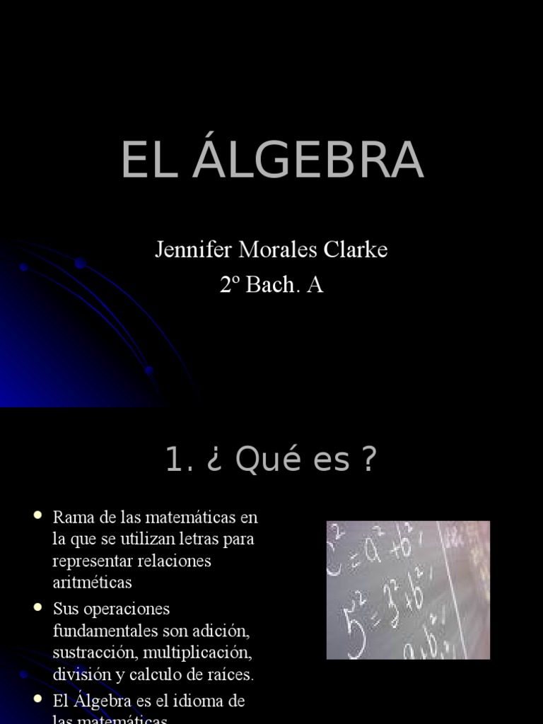 Introducción al Álgebra y sus Operaciones | PDF | Ecuaciones | Álgebra