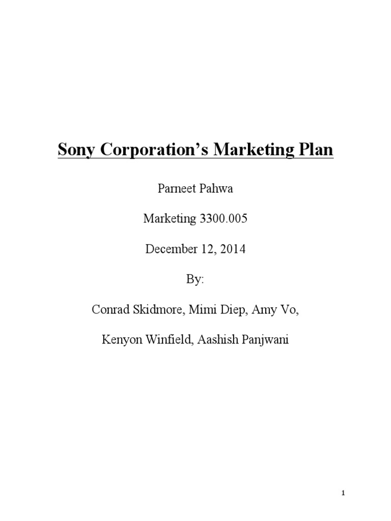 Sony Marketing Strategy Overview | PDF | Sony | Smartphone