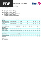 Timetable X51-X53 | PDF | Bus Transport | Routes