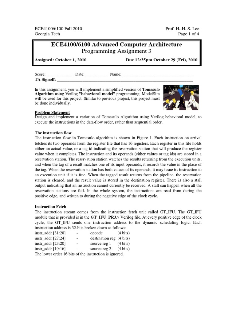 PR3 PDF | PDF | Instruction Set | Computer Programming